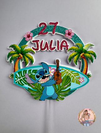 Custom Cardstock Cake Toppers | Personalized 2D Designs – Crafted ...